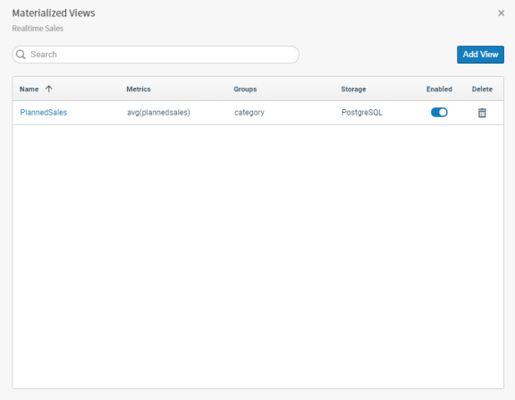Edit a Materialized View Definition – Logi Symphony v25